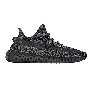adidas Mens Yeezy Boost 350 V2 Reflective FU9007 Black - Static - Size 6.5