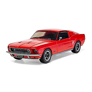 Airfix Quickbuild Ford Mustang GT 1968 Red Brick Building Plastic Model Kit Car J6035