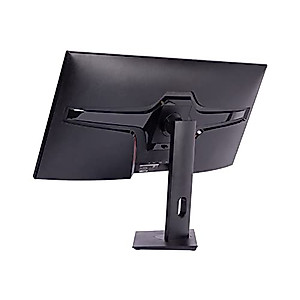 Monoprice 34in CrystalPro UWQHD Monitor - 60Hz, HDMI, DisplayPort, Height Adjustable Stand, VA, 100x100 VESA, for Business and Gaming
