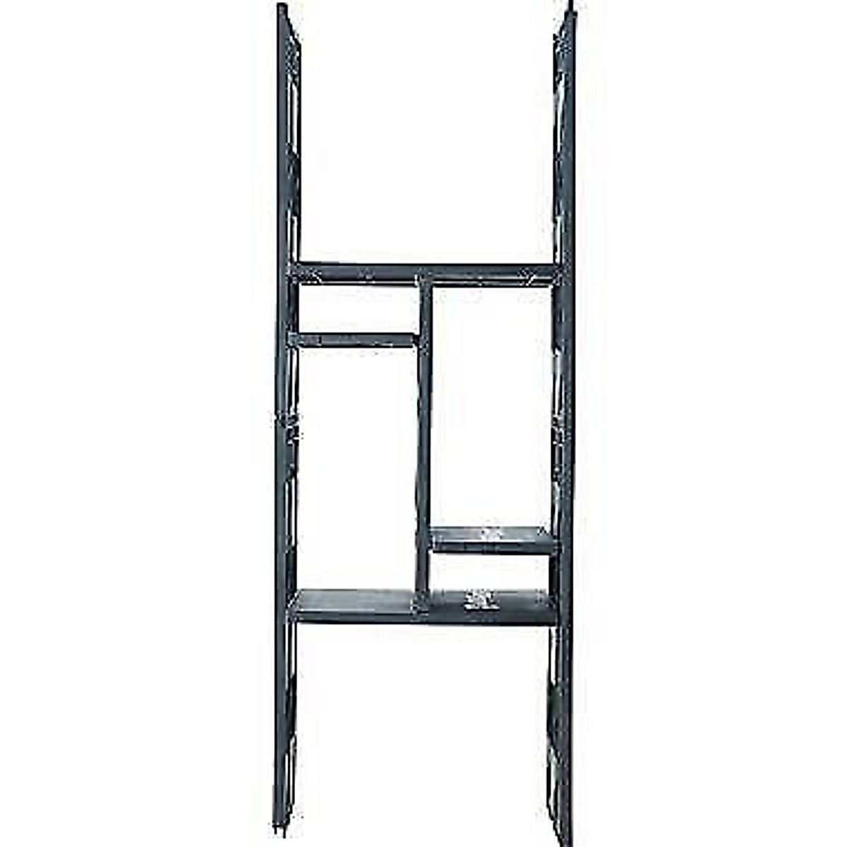 Lockerbones - 12" Plastic (Black) Locker Shelf Organizer as seen on Shark Tank