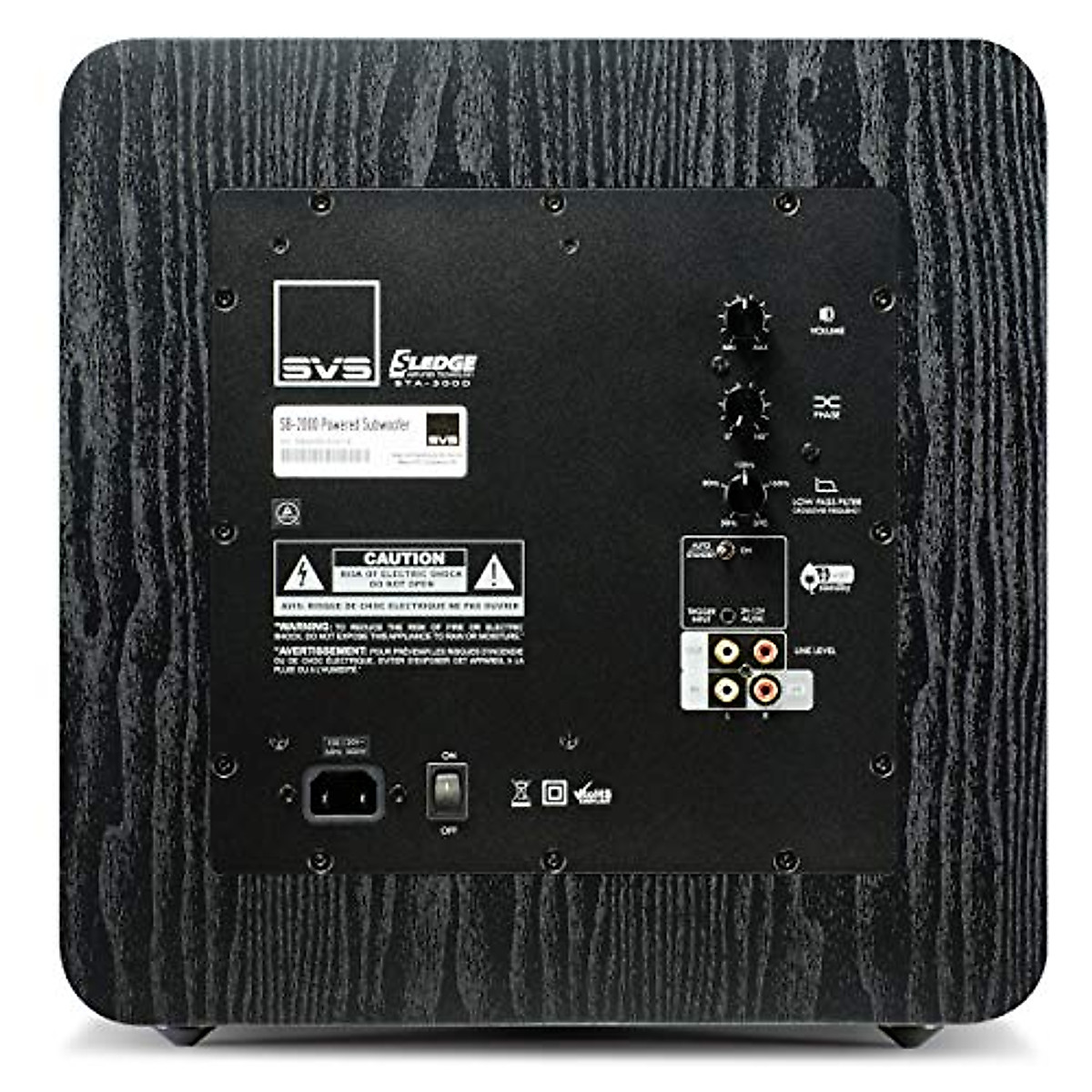SVS SB-2000 500 Watt DSP Controlled 12" Compact Powered Subwoofer (Premium Black Ash)