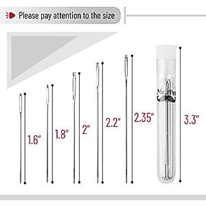 Mr. Pen- Large Eye Needles for Hand Sewing, 50 Pack, Assorted Sizes, Sewing Needles, Needles, Needles for Sewing, Embroidery Needles for Hand Sewing, Sewing Needles Large Eye, Big Eye Needle