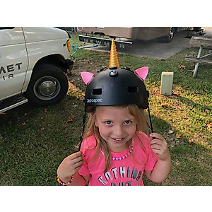 Helmet Flair MagNeatOhz Unicorn Horn for Helmet | Made in USA | Helmet Accessory for Bike Helmet, Ski Helmet | Magnetic Attachment | Interchangeable (Helmet Not Included)