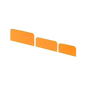 QWORK Body Filler Spreaders, 15 Pcs Car Scraper Kit, Automotive Fillers Hard Plastic Spreaders, Soft Installation Tool for Auto Glass Cleaning, Caulking Agents Car Body Maintenance