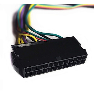 LeFix Power Supply Cable Adapter ATX 24Pin 24 Pin Female to 6Pin 6-Pin Male Mini 6Pin Connector 12 Inch 18AWG Replacement for HP Z230 Z220 SFF Workstation Motherboard