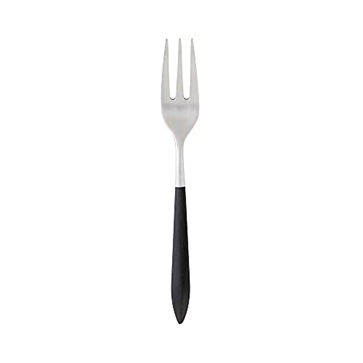 Bugatti ASBN00417 Ares Fork, Black, 6.4 inches (16.2 cm), Pastry Fork, Dishwasher Safe