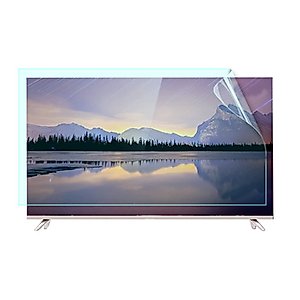 Anti-Glare Film for TV 65 Inch Anti-Blue Light Film Anti UV TV Screen Protector Indoor & Outdoor TV Glare Screen Frosted Film Anti-Reflection Rate Up To 90%