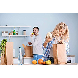 [250 Pack] Heavy Duty 10x13 Kraft Paper Bags 250 pc 10x5x13 Kraft Paper Bags Brown Paper Bags Brown Gift Bags Kraft Shopping Bags Kraft Retail Bags Paper Gift Recycled Paper Bags Kraft Paper Bags with Handles Bulk