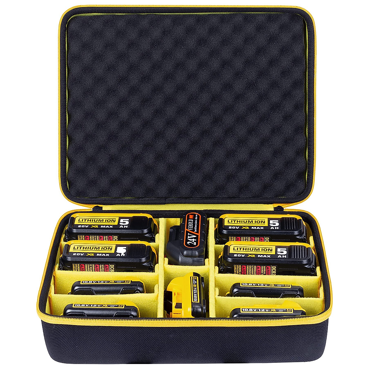 Hard Case for Dewalt 20v/60v Max XR Battery and Charger + DEWALT 20V MAX Angle Grinder Tool
