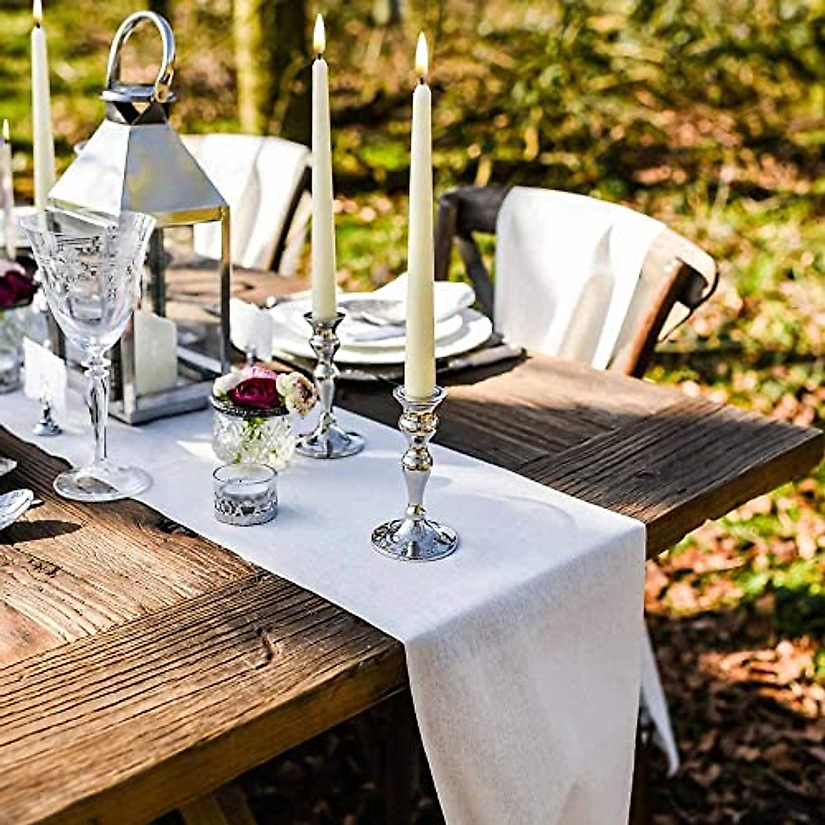 10Pack Flameless Taper Candles, Ivory WAX Coverd, 11-Inch, LED Battery Flickering Candle with 2 Remote Controls, Timer, for Candle Holders and Candlesticks, for Wedding, Christmas, Patry, Hotel