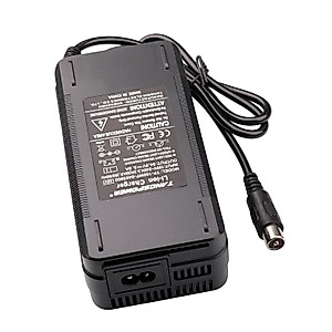 54.6V Adapter Charger 13S 48V DC/XLR/RCA Connector Jack for 48V 10Ah 12Ah 15Ah 20Ah Battery Pack Charger (54.6V 3A RCA100 Plug)