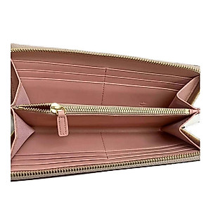 MCM Rabbit Zipped Wallet Large Beige One Size