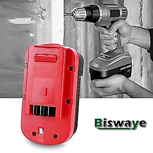 Biswaye 2-Pack 3.8Ah 18V NI-CD Battery Compatible with Black & Decker HPB18-OPE 18-Volt Slide Pack Battery HPB18 244760-00 A1718 FS18FL FSB18 and 18-Volt Firestorm Cordless Power Tools