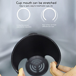 Stroller Cup Holder, Universal Wheelchair Cup Holder, Bike Cup Holder with Adjustable Clip, Baby Bottle Holder for Walkers Scooters