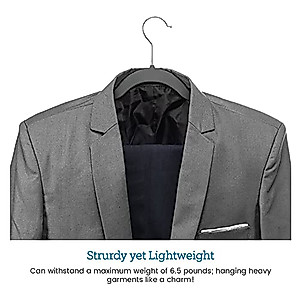 Honji Premium Velvet Hangers (Pack of 30) Heavyduty - Non Slip - Velvet Suit Hangers Hooks,Space Saving Clothes Hangers Blue (30pcs)