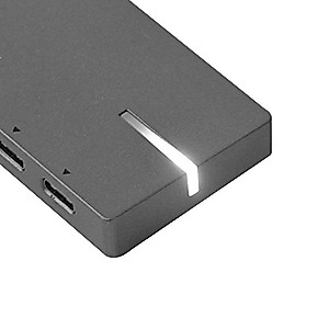 Silverstone SST-EP09C USB 3.1 Type-C Compatible, USB Hub, Charcoal Gray