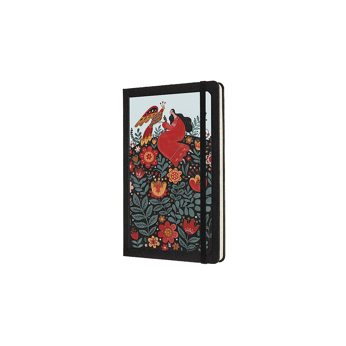 Moleskine Limited Edition Studio Collection Notebook, Hard Cover, Large (5" x 8.25"), Plain/Blank, Dinara Mirtalipova, 240 Pages