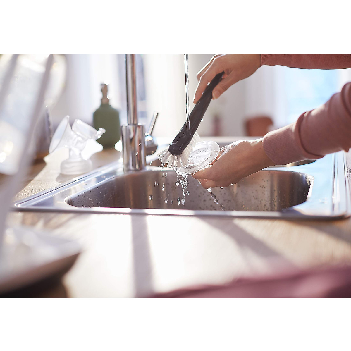 Philips AVENT Single Electric Breast Pump Advanced, with Natural Motion Technology, SCF391/61, Pink