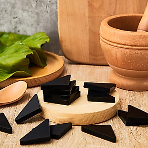 Set of 16 Cutting Board Feet, Non Slip Silicone Pads Black Non Adhesive, Glue Free