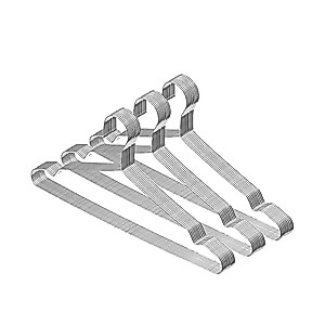 Wire Hangers Coat Hangers 16.5 Inch Strong Heavy Duty Stainless Steel Metal Hangers Ultra Thin Clothes Hangers (20 Pack 16.5 Inch)