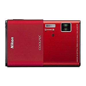 Nikon Coolpix S80 14.1 MP Digital Camera with 3.5-Inch OLED Touchscreen and 5x Wide-Angle Zoom Nikkor ED Lens (Red)