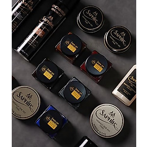 SAPHIR Medaille d’Or Pate De Luxe - Natural Wax Shoe Polish for Leather Shining - 50ml - Wax Yellow