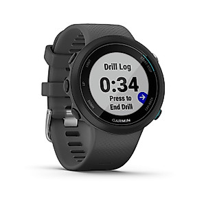 Garmin Swim 2 GPS Swimming Smartwatch with Wearable4U Power Pack Bundle (Slate) 549