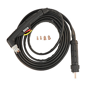 Lotos Supreme LTP7500CNC Non-Touch Pilot Arc CNC Enabled Digital Plasma Cutter, Support THC Torch Height, 220~250V, 1 inch Clean Cut, Brown