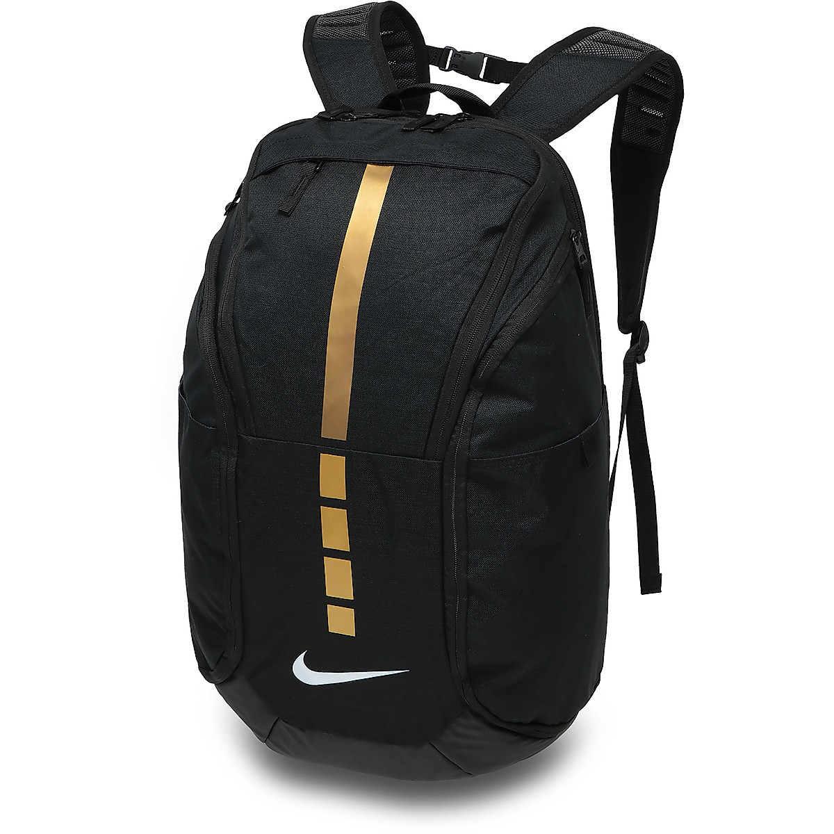 Nike Hoops Elite Hoops Pro Basketball Backpack,Black/Metallic Gold,One Size