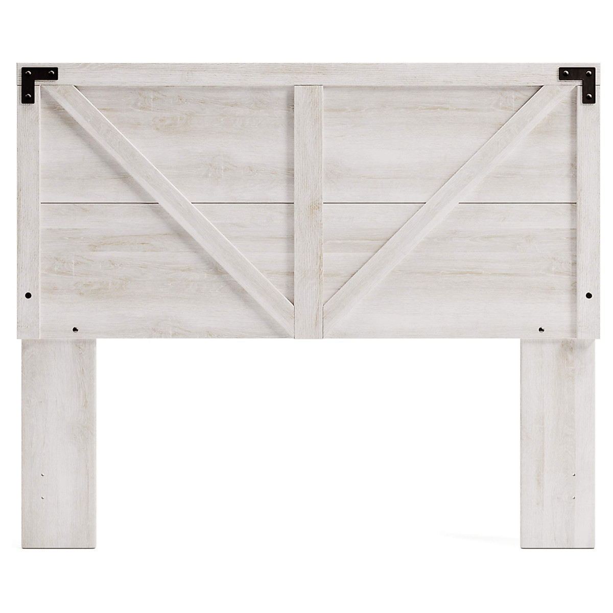 Signature Design by Ashley Shawburn Modern Farmhouse Headboard, Queen, Whitewash