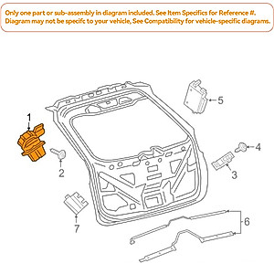Unikpas Liftgate Door latch actuator assembly w/motor compatible for Ford Edge 2015-20,Explorer 2020,Expedition 2018-2020,Lincoln MKX 2016-18 Navigator 2018-20
