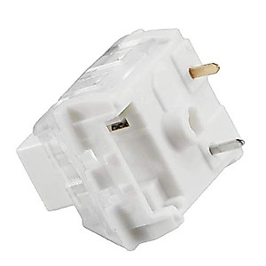 Kailh Box Mechanical Switches for MX Mechanical Gaming Keyboard | 45g Force | Clicky | Plate Mounted | SMD 3 Pin RGB Switches for Backlit Keyboard | (65 PCS, White)