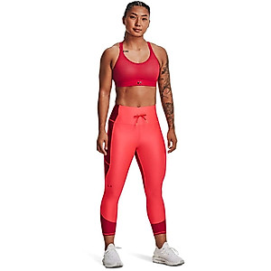 Under Armour Women's HeatGear Armour Ankle Color Block Leggings, Beta (628)/Purple Switch, Small