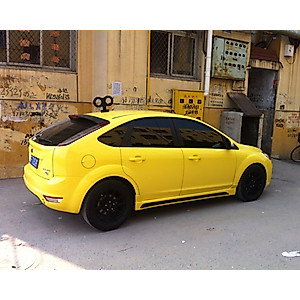 COGEEK 3D Car Wind Up Key, Cute Clockwork Wind Up Key for Back of Car Roof Decoration (Black)