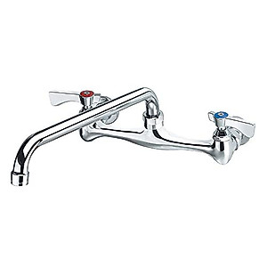 Krowne Silver Series 8" Center Wall Mount Faucet, 8" Spout