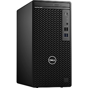 Dell OptiPlex 3080 Tower Business Desktop Computer, Intel Hexa-Core i5-10505 (Beat Core i7-8700B), 16GB DDR4 RAM, 512GB PCIe SSD + 1TB HDD, DVDRW, AC WiFi, BT 5.0, Keyboard & Mouse, Windows 11 Pro