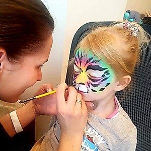 Halloween Face Body Paint Oil 12 Color, Professional Non Toxic Safe Halloween Party Makeup Painting Kit for Kids and Adult