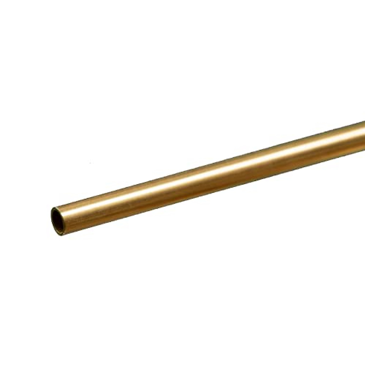 K & S Precision Metals 8128 Round Brass Tube, 5/32" OD