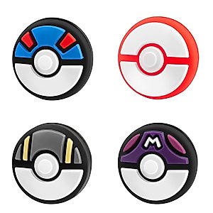 Silicone Joycon Thumb Grip Caps, Joystick Cover Compatible with Nintendo Switch/OLED/Switch Lite, Soft Silicone Joystick Grips Button Covers for Joycon Controller,4pcs (Blue+White+Purple+Gray)