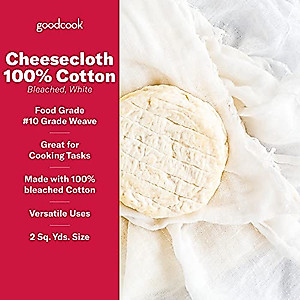 Goodcook Cheesecloth, One Pack, White
