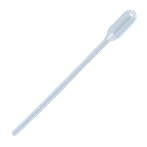 Globe Scientific 136036-500 LDPE Graduated Transfer Pipet, Pediatric, Non-Sterile, 116mm Length, 1.5mL Capacity (Box of 500)