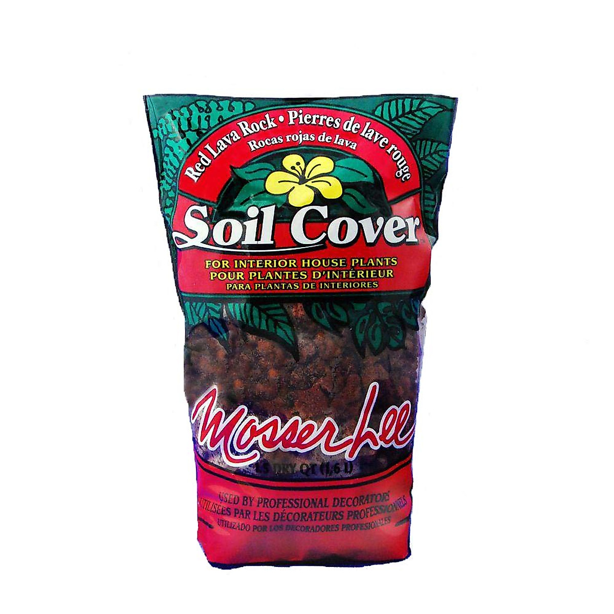 Mosser Lee ML1140 Red Lava Rock Soil Cover, 1.5 dry qt., Red