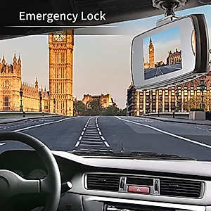 Dash Cam for Car Full HD 1080P 170° Wide Angle Sports Camera with SD Card, 2.7 Inch LCD Display, G-Sensor, WDR Night Vision, Collision Recording, 24H Parking Monitoring，Loop Recording Monitoring