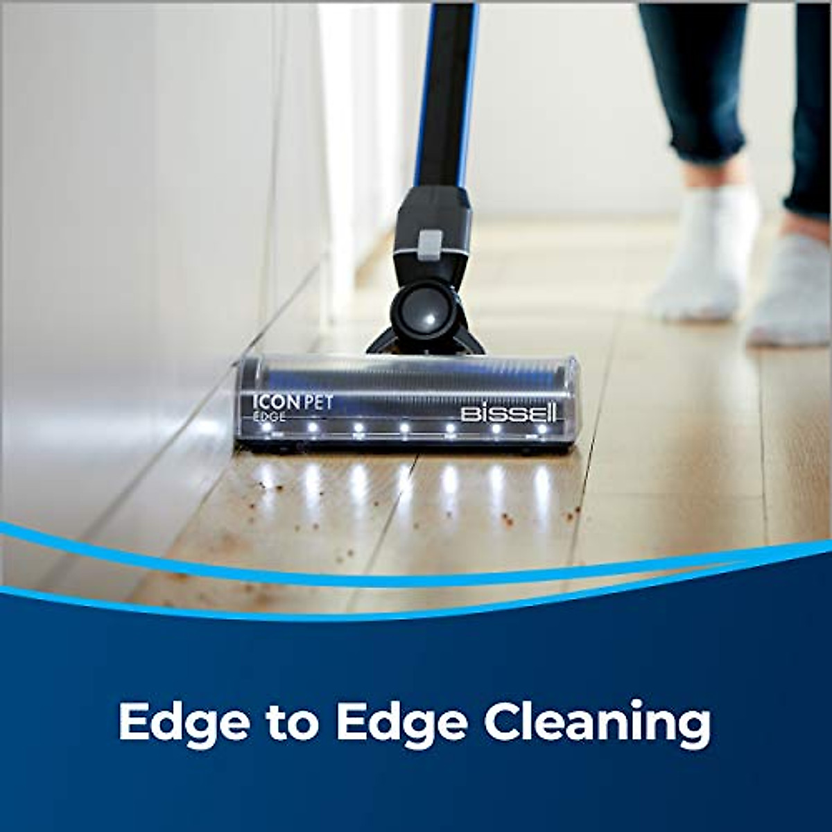 Bissell ICONpet Edge Cordless Vacuum, Blue/Black