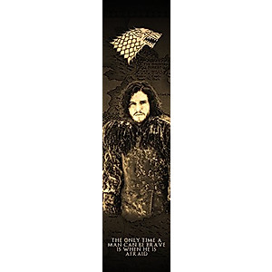 Jon Snow Game of Thrones Bookograph Metal Bookmark