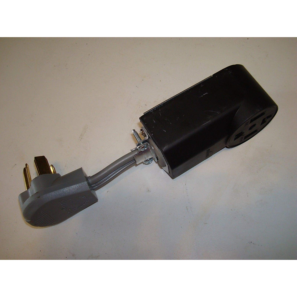 10-30P Male 3-Pin Dryer Plug to 6-50R Welder Female Socket Receptacle Outlet Electric Power Cord Cable Miller Lincoln Hobart Adapter/Converter NEMA FX370