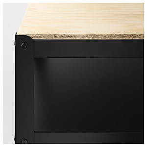 IKEA Bror Utility Cart, Black, Pine Plywood