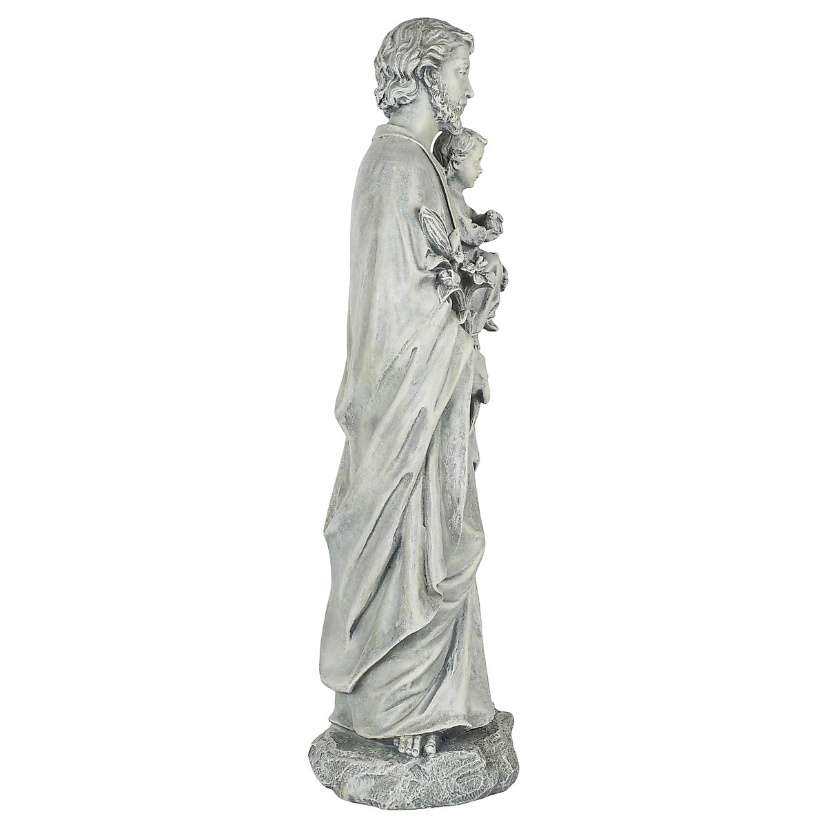 Joseph's Studio by Roman - St. Joseph Statue, 20" H, Garden Collection, Resin and Stone, Decorative, Religious Gift, Home Indoor and Outdoor Decor, Durable, Long Lasting