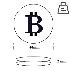 SOLIPECT 9PC Bitcoin Coin | Physical Bitcoin with Protective Case, Gold Plated Bitcoin for Commemoration, Gifts for Men (Gold)