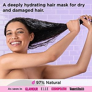 Noughty 97% Natural To The Rescue Treatment Mask, Hydrating Formula for Dry, Frizzy and Damaged Hair, with Sweet Almond and Black Oat, Sulphate Free Vegan Haircare 300ml